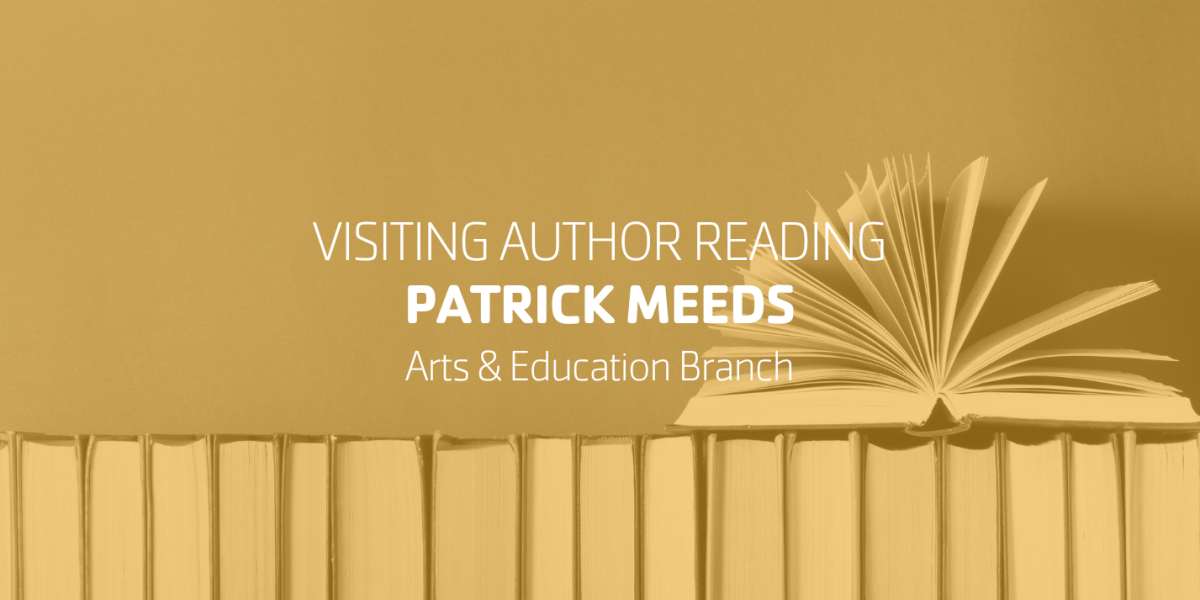 Writers Voice Benefit Reading with poet PATRICK MEEDS | YMCA OF CENTRAL ...
